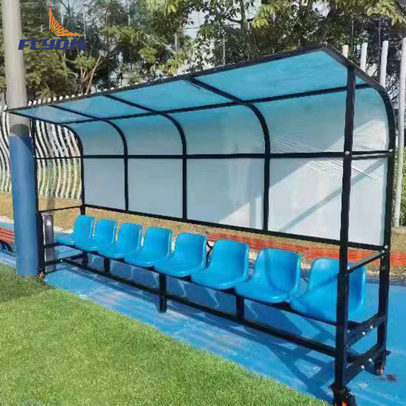 ADA Compliant Stadium Seats / Team Bench with Customizable Colors