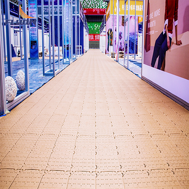 High Density Polyethylene Portable Event Flooring Highly Safe Low ...