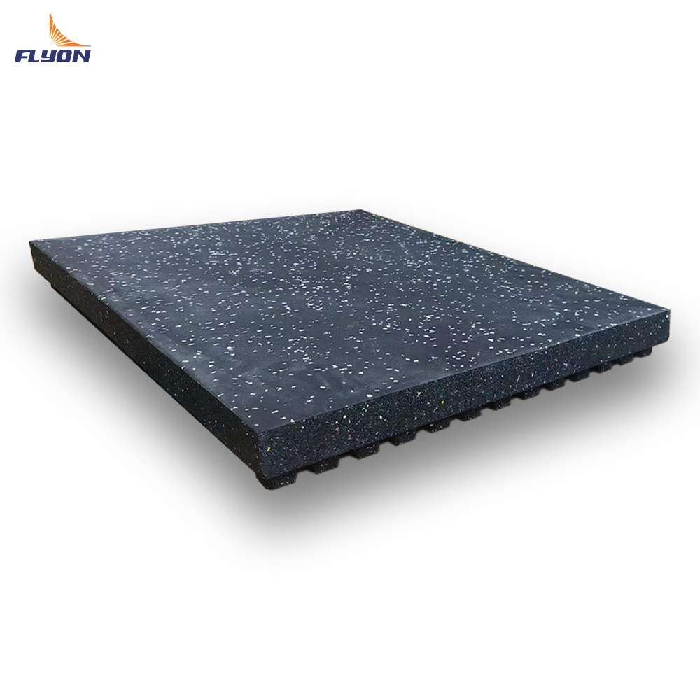 EPDM Rubber Flooring Mat 15-45cm Thickness for Gym Training Center