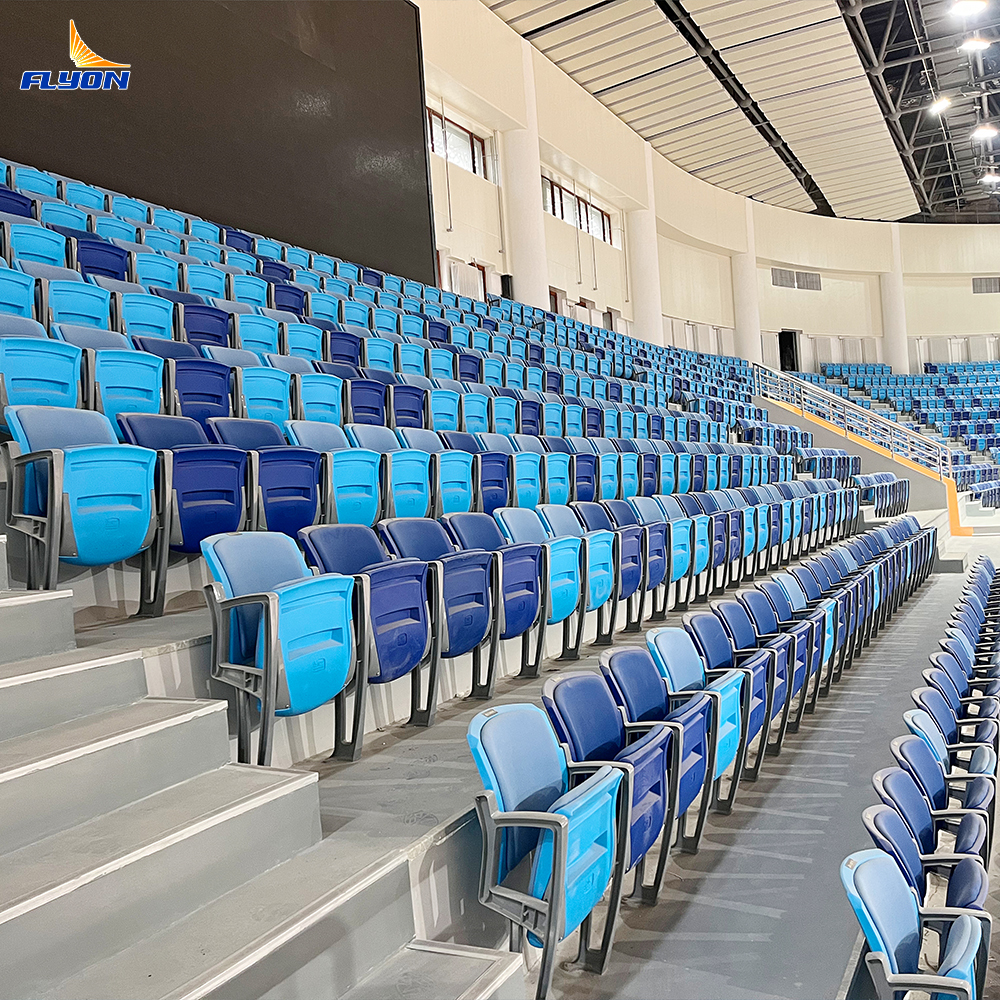 HDPE Plastic Stadium Seating with 5-Year Warranty
