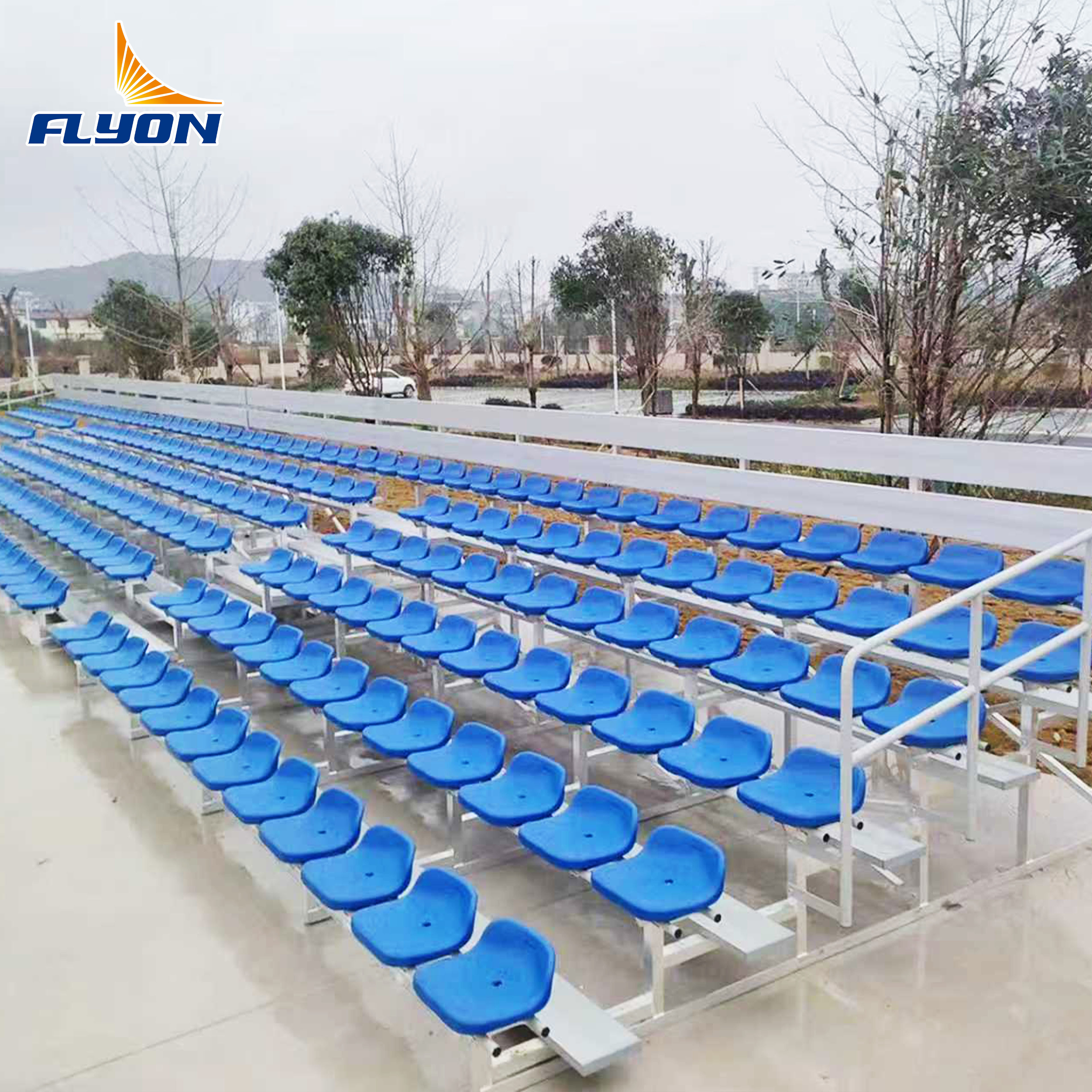 Fast Install Plastic Seats Bleacher for Stadiums